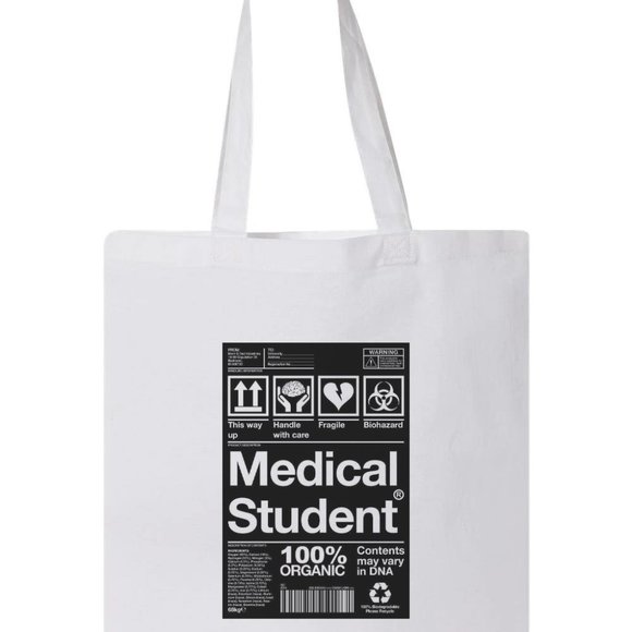 Bags | Medical Student Label Design Tote Bag | Poshmark